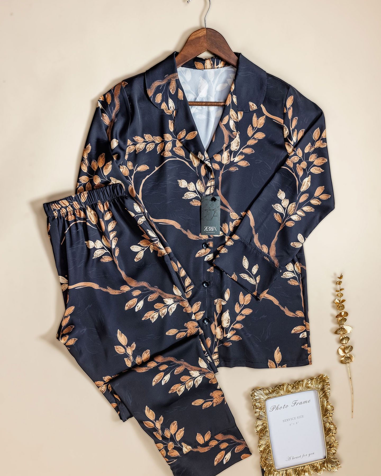 ساتان قطعتين - Moon Lingerie